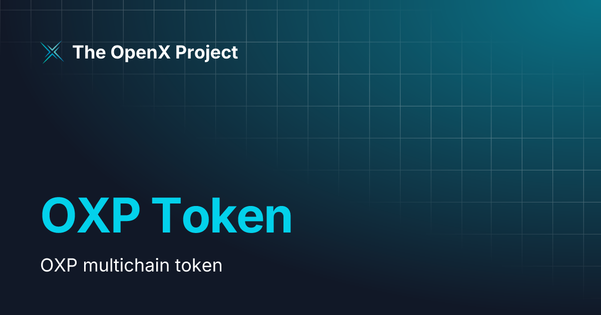OXP Token | The OpenX Project